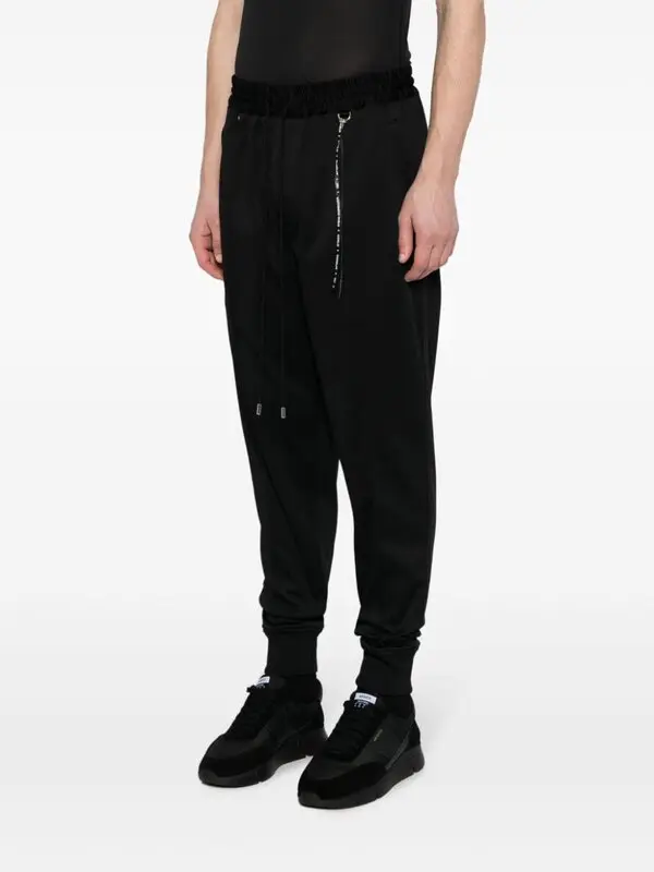 MASTERMIND WORLD Logo-print Drawstring Track Pants - Black