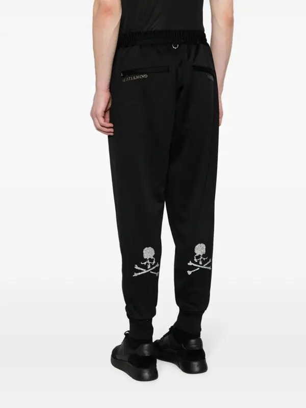 MASTERMIND WORLD Logo-print Drawstring Track Pants - Black