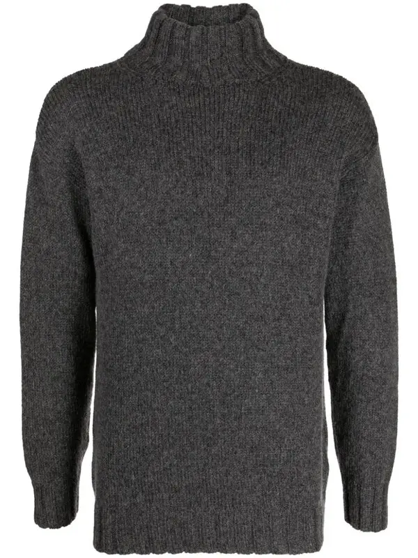FORME D'EXPRESSION High-neck Ribbed Jumper