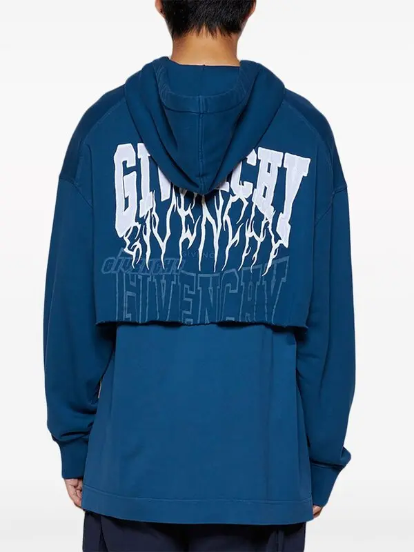 Givenchy Logo-print Layered Hoodie