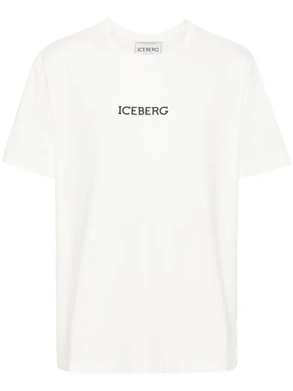 Iceberg Logo-print Stretch-cotton T-shirt