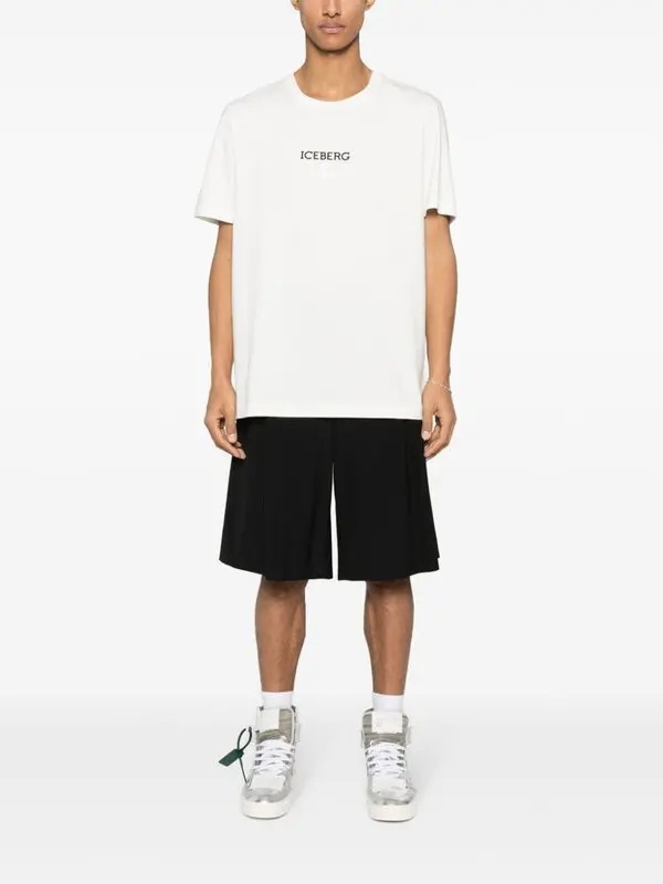 Iceberg Logo-print Stretch-cotton T-shirt