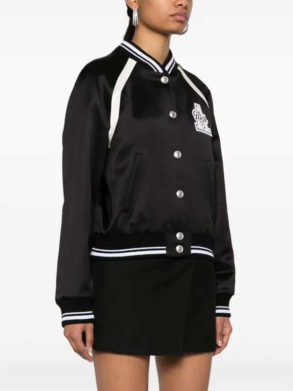 Alessandra Rich Logo-patch Padded Jacket