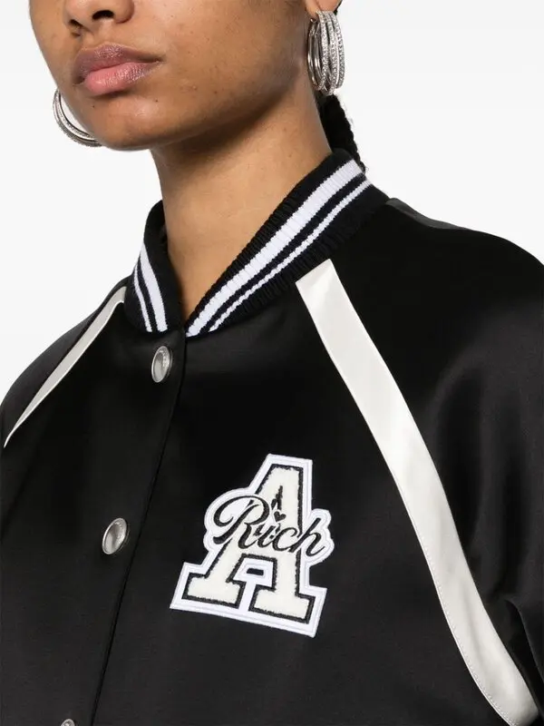 Alessandra Rich Logo-patch Padded Jacket