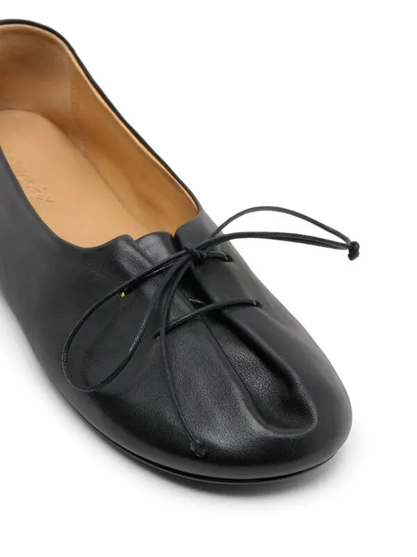 Marsèll Girella Leather Ballerinas - Black