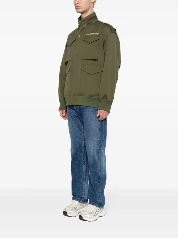 MASTERMIND WORLD Logo-print Jacket - Green