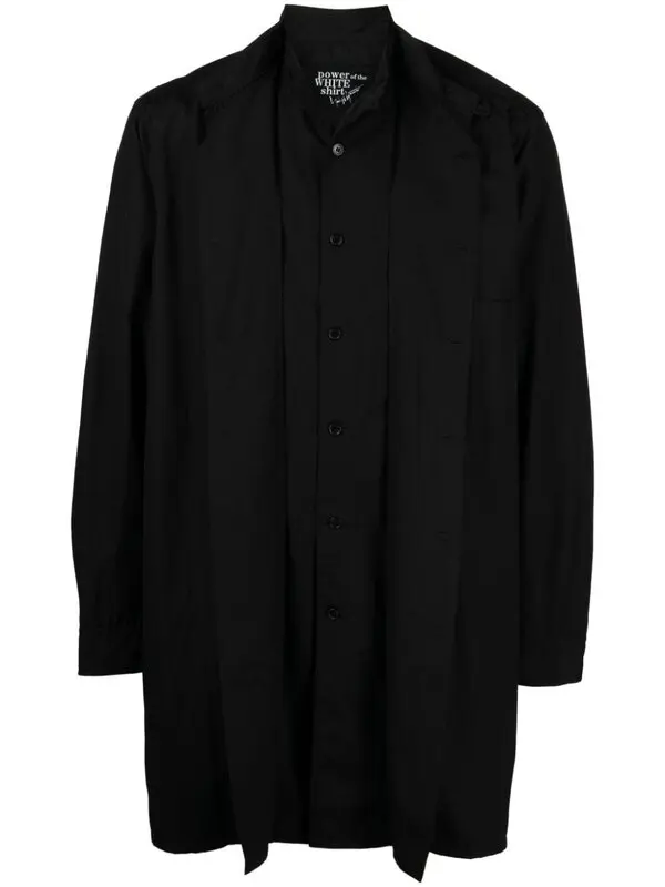Yohji Yamamoto Long-sleeve Layered Shirt