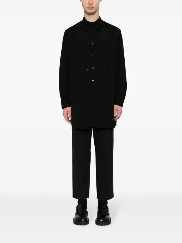 Yohji Yamamoto Long-sleeve Layered Shirt