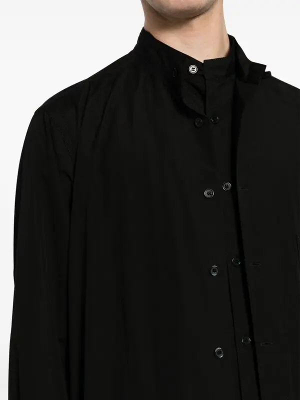 Yohji Yamamoto Long-sleeve Layered Shirt