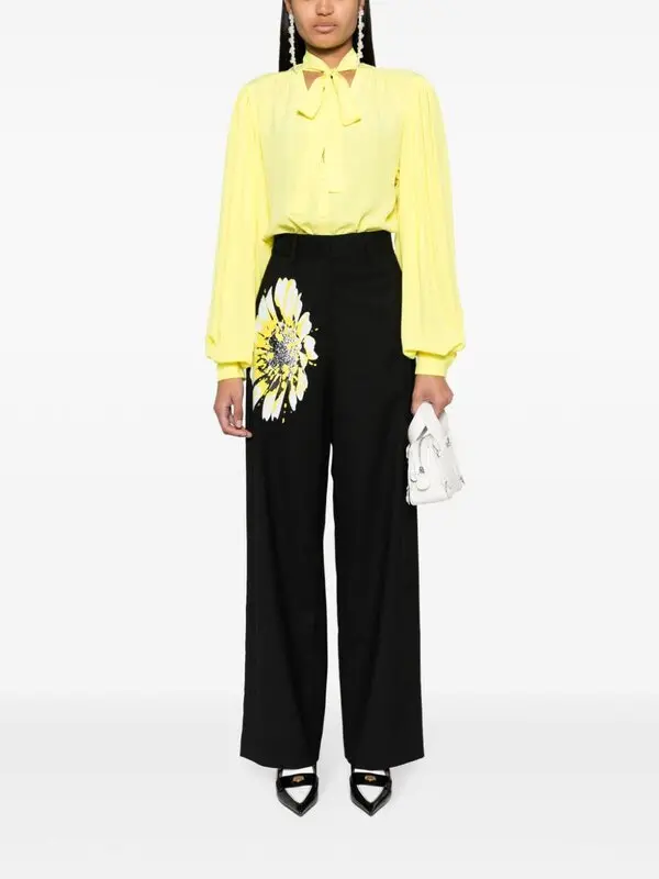 MSGM Tie-fastening Long-sleeve Shirt