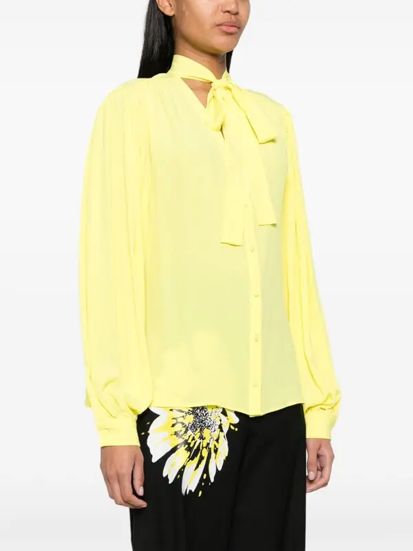 MSGM Tie-fastening Long-sleeve Shirt