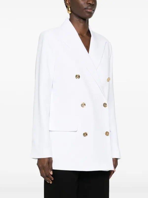 Michael Kors Crepe Double-breasted Blazer