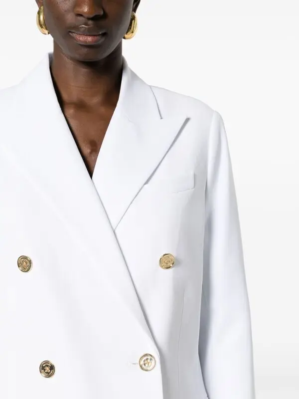 Michael Kors Crepe Double-breasted Blazer