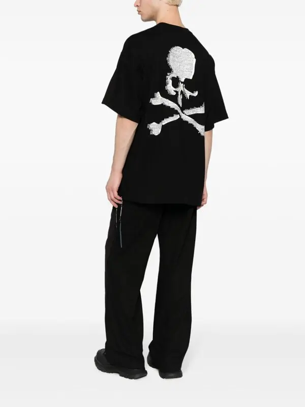 MASTERMIND WORLD Logo-print Cotton T-shirt - Black