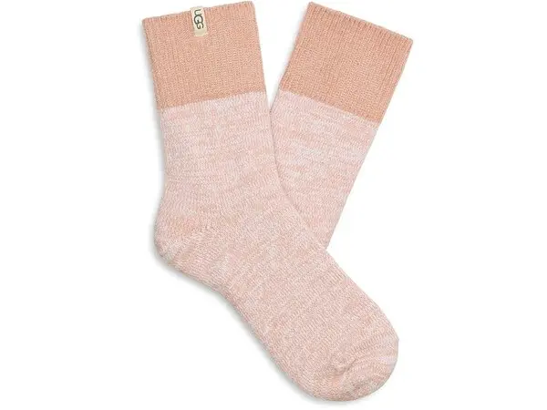 UGG Rib Knit Slouchy Quarter Socks - Multi