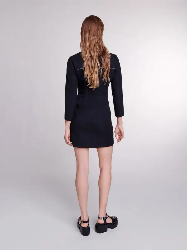 Maje Tweed Short Dress