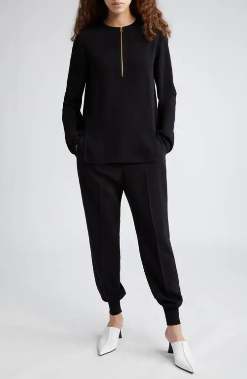 Stella McCartney Iconic Knit Half Zip Top