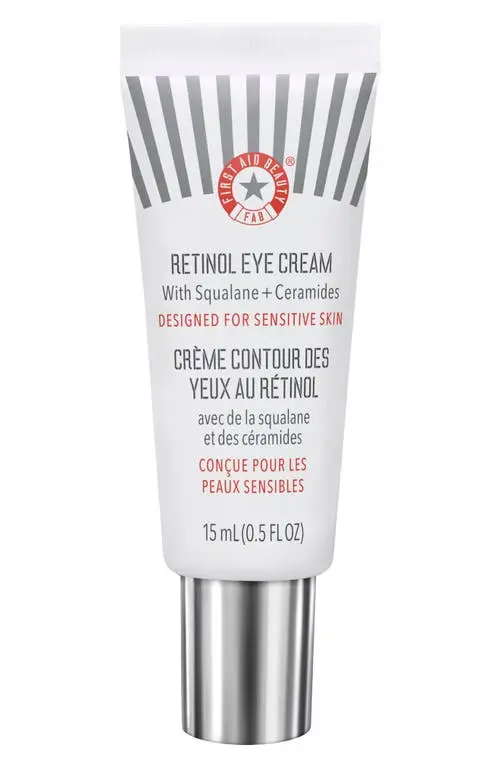 FIRST AID BEAUTY Retinol Eye Cream With Squalane + Ceramides - No Color