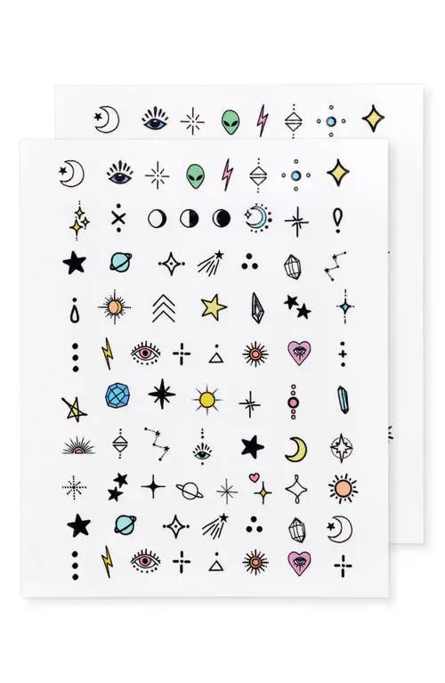 INKED BY DANI Stellar Nail Art Temporary Tattoos - Multi
