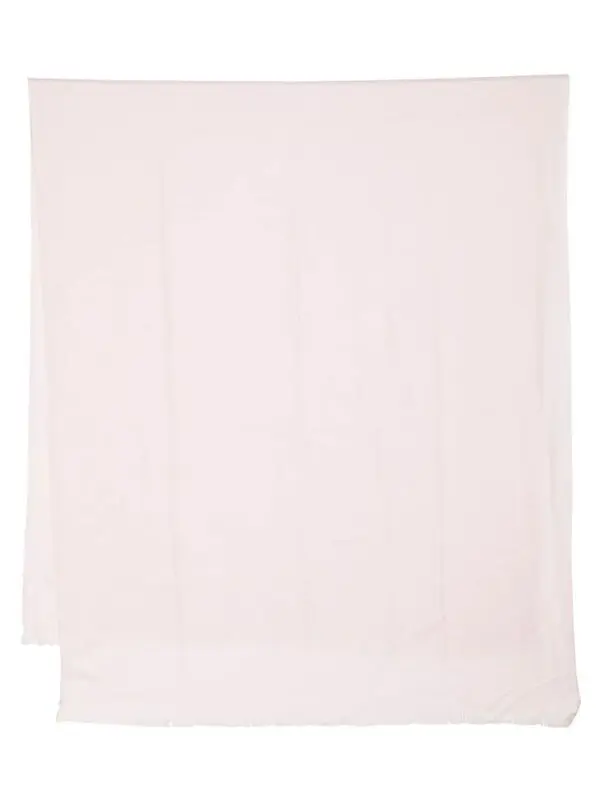 N.peal Fringed-edge Cashmere Scarf - Pink
