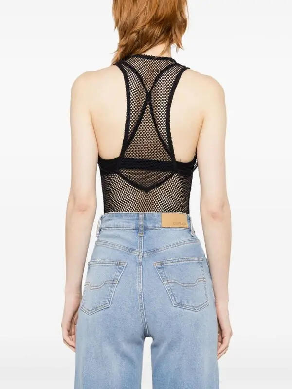 OSKLEN Mesh Sleeveless Bodysuit