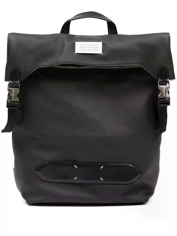 Maison Margiela 5ac Four-Stitch Logo Backpack - Black | Editorialist