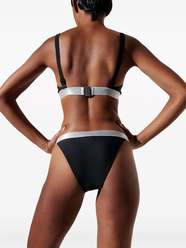 Karl Lagerfeld Logo-waistband Bikini Bottoms