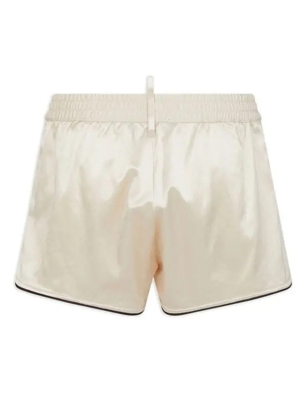 Dsquared2 Logo-embroidered Satin Track Shorts