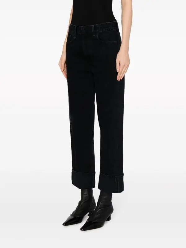 R13 Romeo Low-rise Boyfriend Jeans - Black