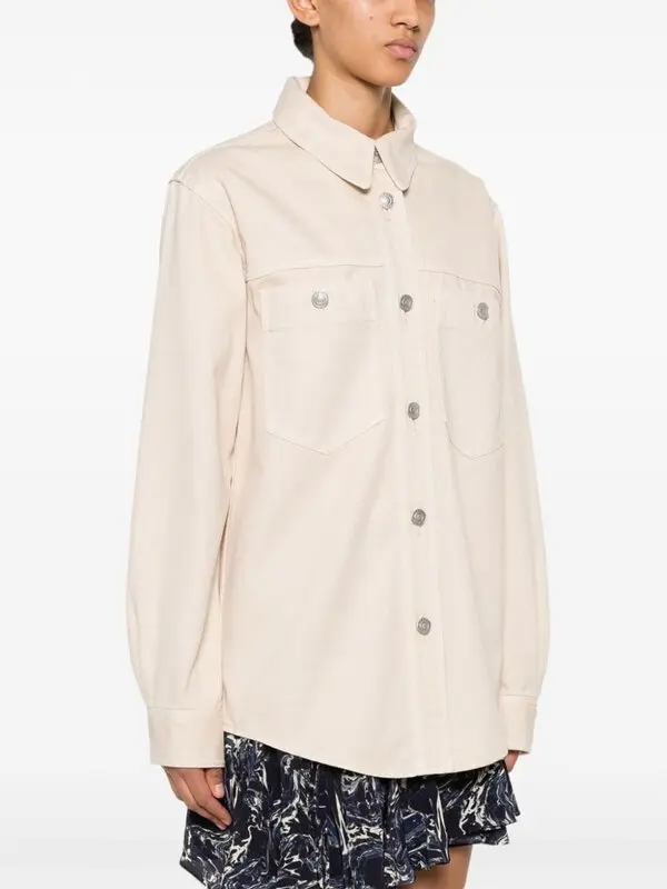 Isabel Marant Talbot Buttoned Shirt - Neutrals