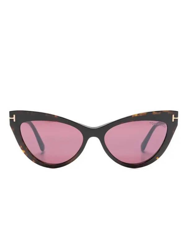 TOM FORD Cat-eye Double-frame Sunglasses - Green