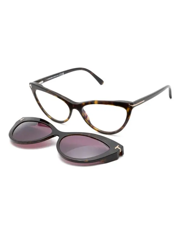 TOM FORD Cat-eye Double-frame Sunglasses