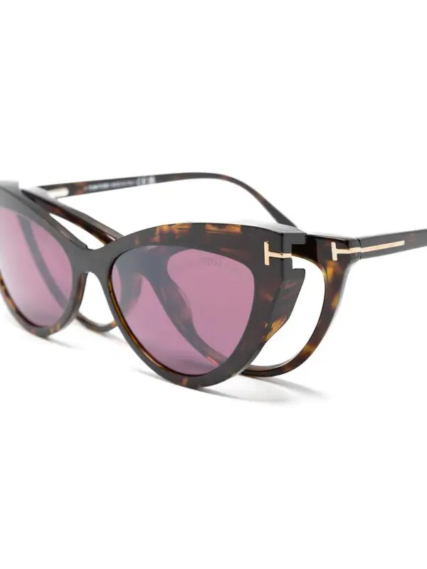 TOM FORD Cat-eye Double-frame Sunglasses