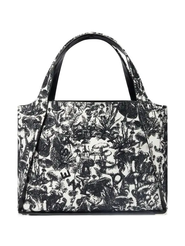 Stella McCartney Logo Fungi Forest-print Tote Bag