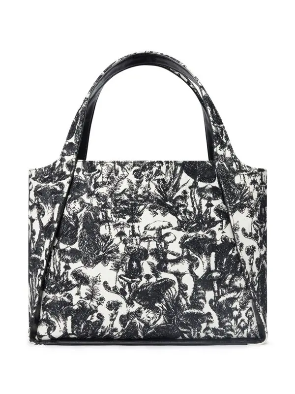 Stella McCartney Logo Fungi Forest-print Tote Bag
