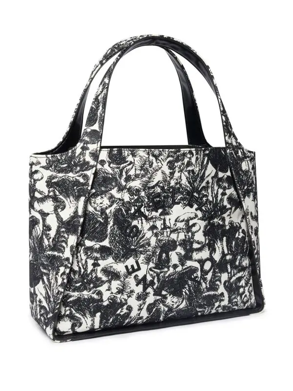 Stella McCartney Logo Fungi Forest-print Tote Bag