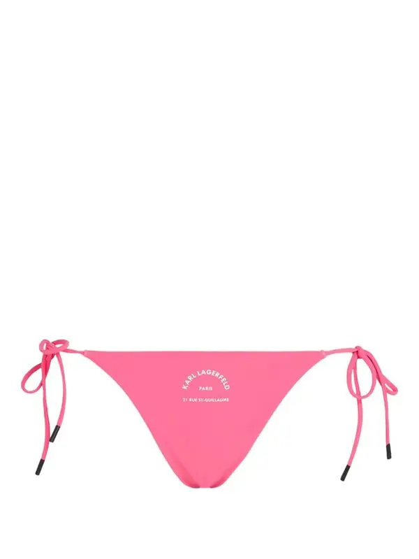 Karl Lagerfeld Rue St. Guillaume Bikini Bottom - Pink