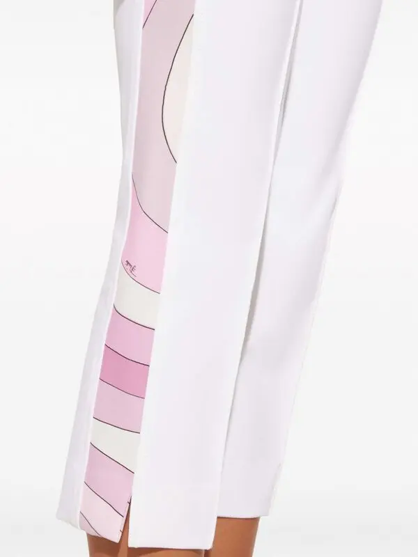 Emilio Pucci Iride-print Cropped Trousers