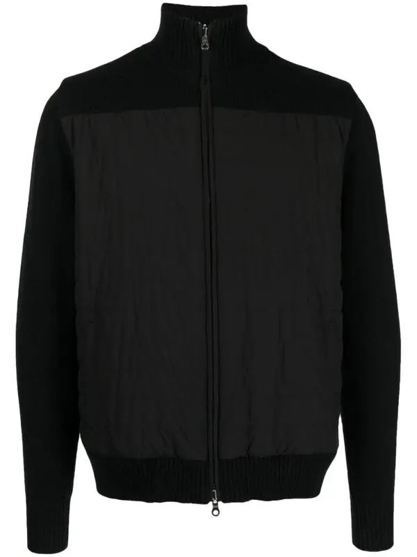 N.peal Quilted Long-sleeved Cashmere Jacket