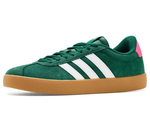 Adidas Vl Court 3.0 Classic Sneakers With Metallic Accents - Green
