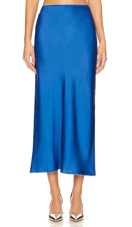 Anna October Rowena Midi Skirt - Blue