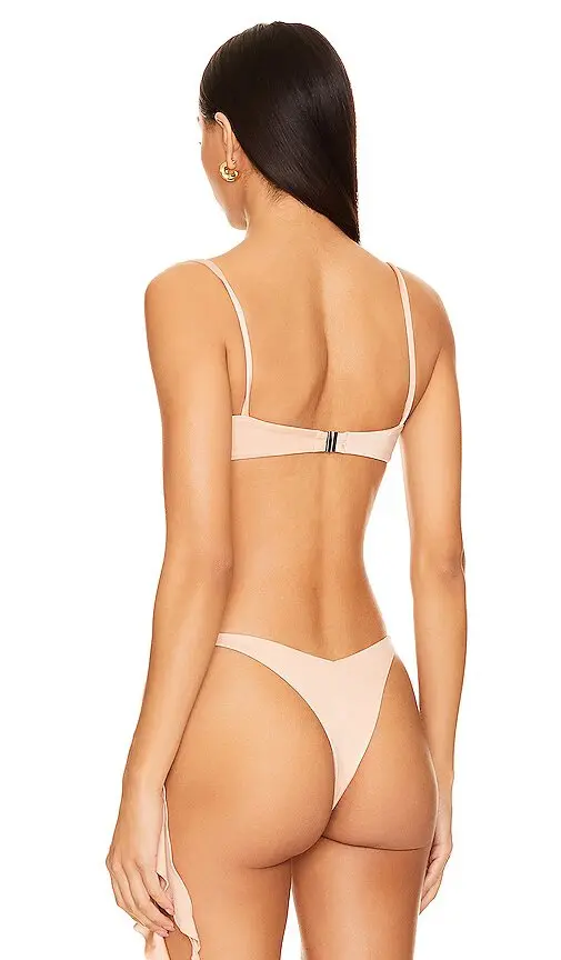 BELLE THE LABEL Clio Bikini Top In Nude