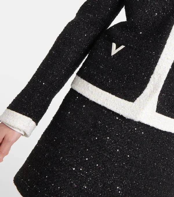 Valentino Garavani Tweed Lamé Jacket