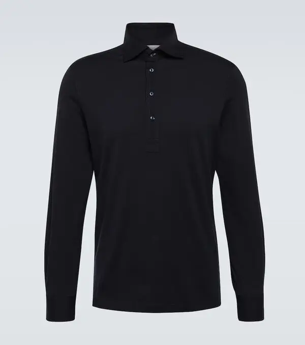Brunello Cucinelli Cotton Polo Sweater