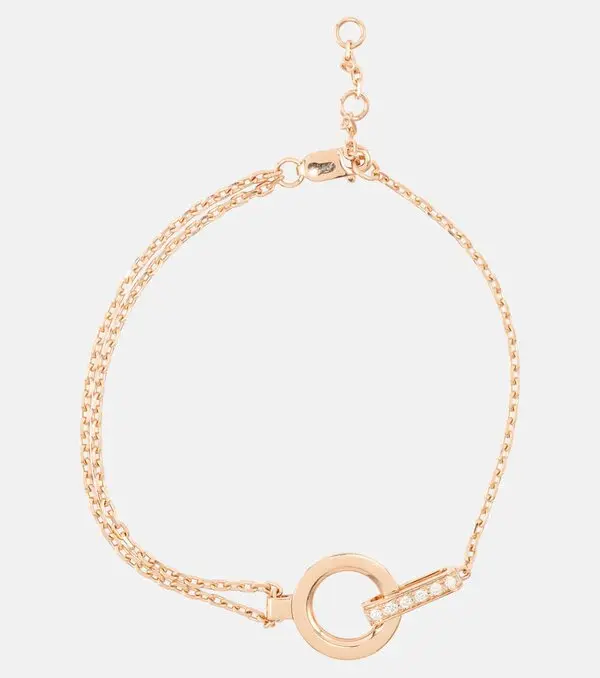 REPOSSI Berbere 18kt Rose Bracelet With Diamonds - Gold