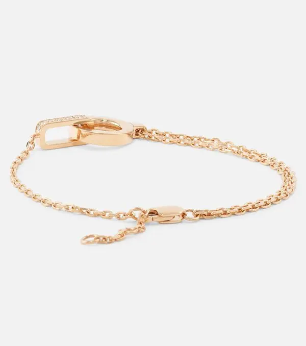 REPOSSI Berbere 18kt Rose Bracelet With Diamonds - Gold