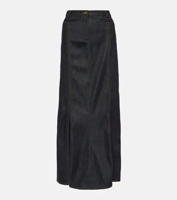 AYA MUSE Alis Denim Maxi Skirt