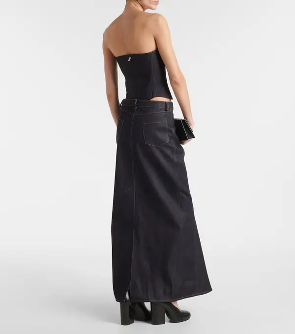 AYA MUSE Alis Denim Maxi Skirt