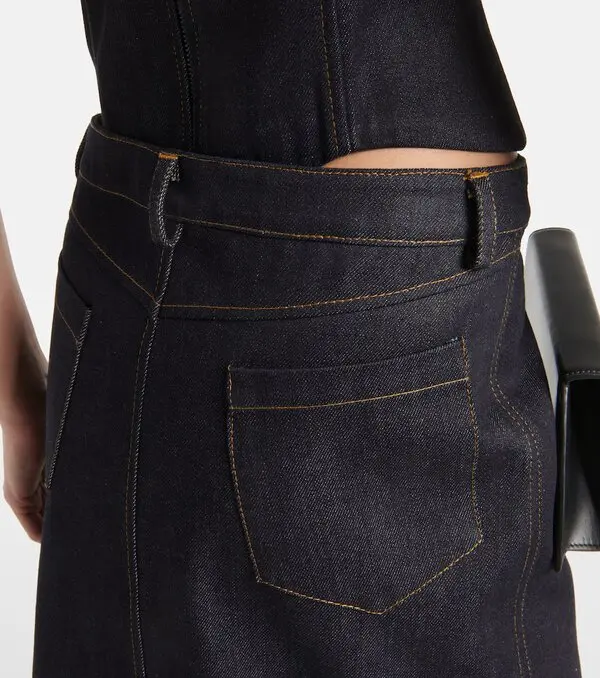 AYA MUSE Alis Denim Maxi Skirt