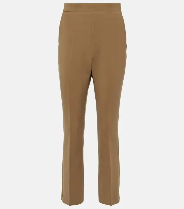 Max Mara Nepeta Straight Pants - Green